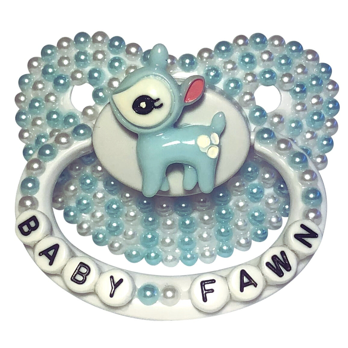 Baby Bear Pacis Adult Pacifier "Baby Fawn" White Adult Paci (DDLG/ABDL ...
