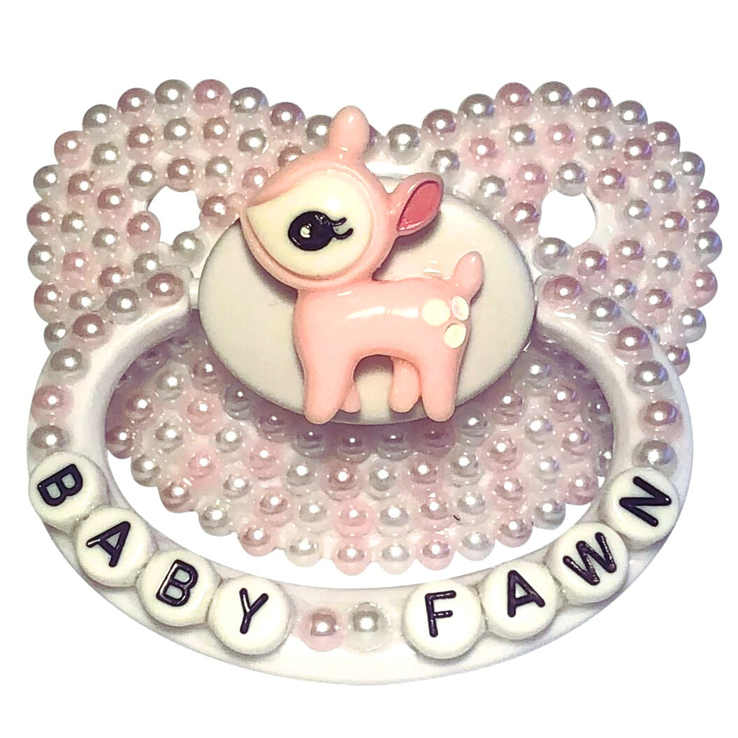 Baby Bear Pacis Adult Pacifier "Baby Fawn" White Adult Paci (DDLG/ABDL ...