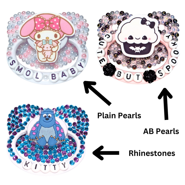 Baby Bear Pacis Custom Build Your Own Adult Pacifier – BBP