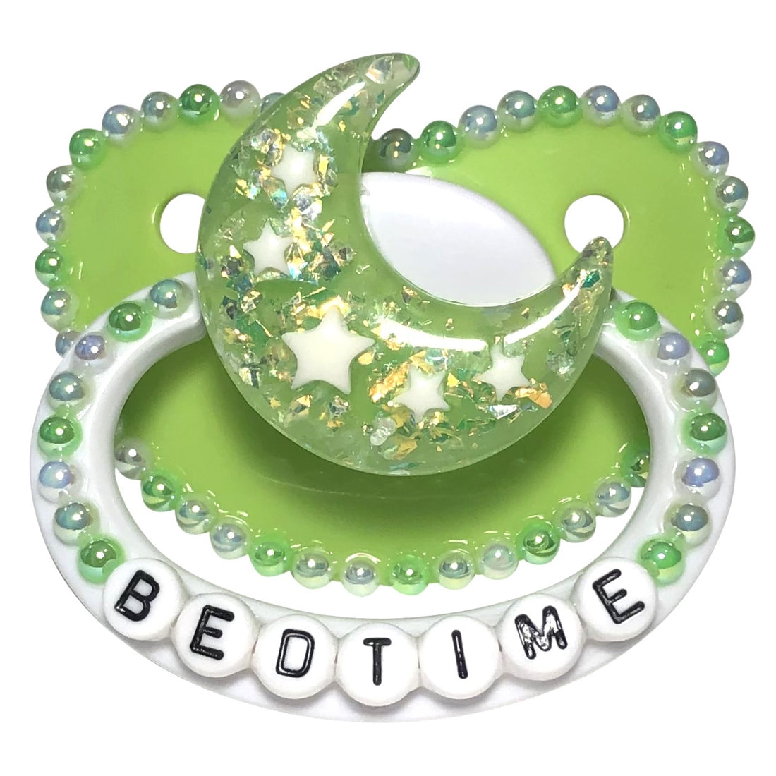 Baby Bear Pacis Adult Pacifier "Bedtime" Green Adult Paci (DDLG/ABDL) – BBP