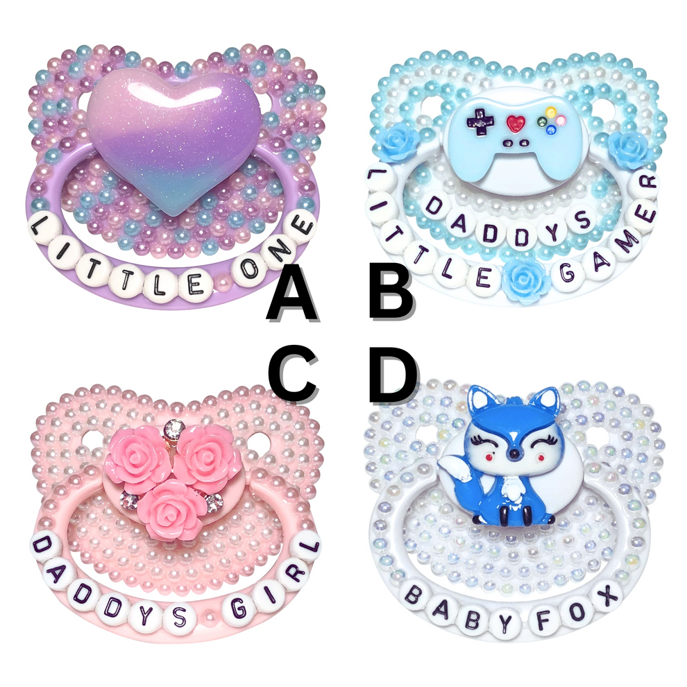 Baby Bear Pacis Custom Build Your Own Adult Pacifier – BBP