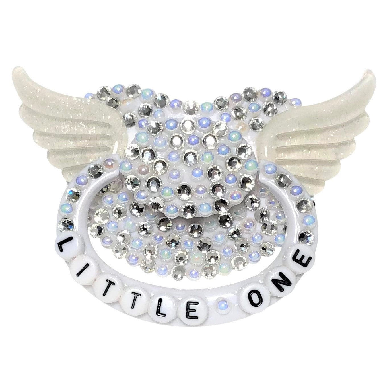 Baby Bear Pacis Adult Pacifier "Little One" White Wings Adult Paci (DD ...