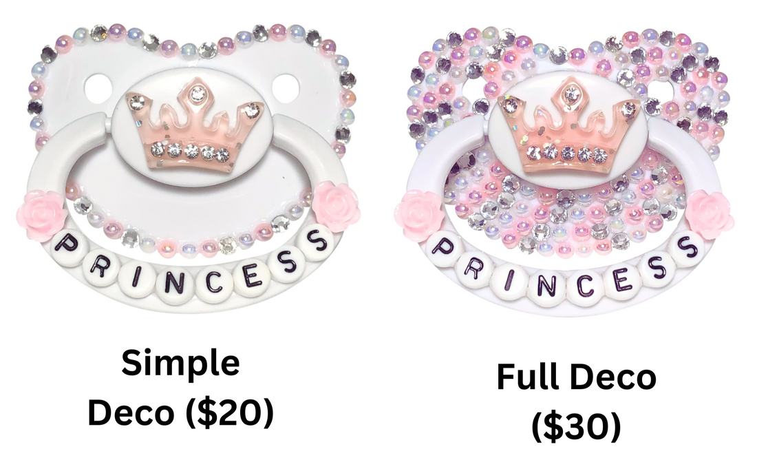 Baby Bear Pacis Adult Pacifier "Princess" Pink Adult Paci (DDLG/ABDL) – BBP