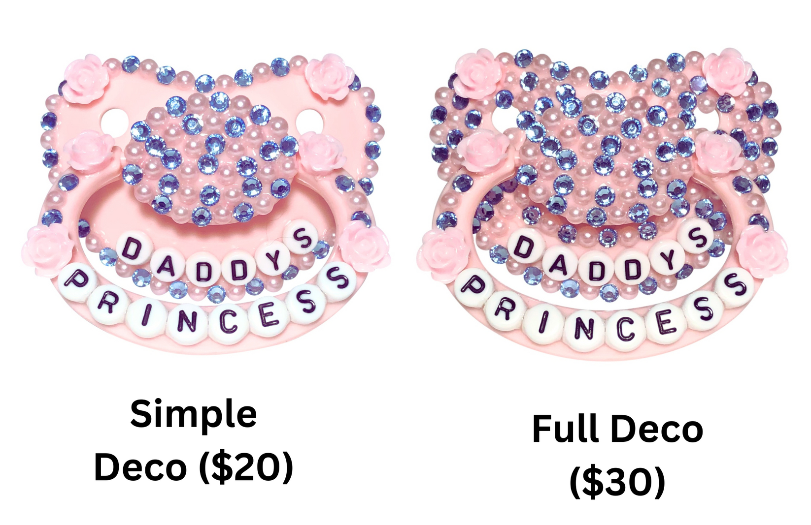 Baby Bear Pacis Adult Pacifier Daddys Princess Pink Adult Paci (DDLG ...
