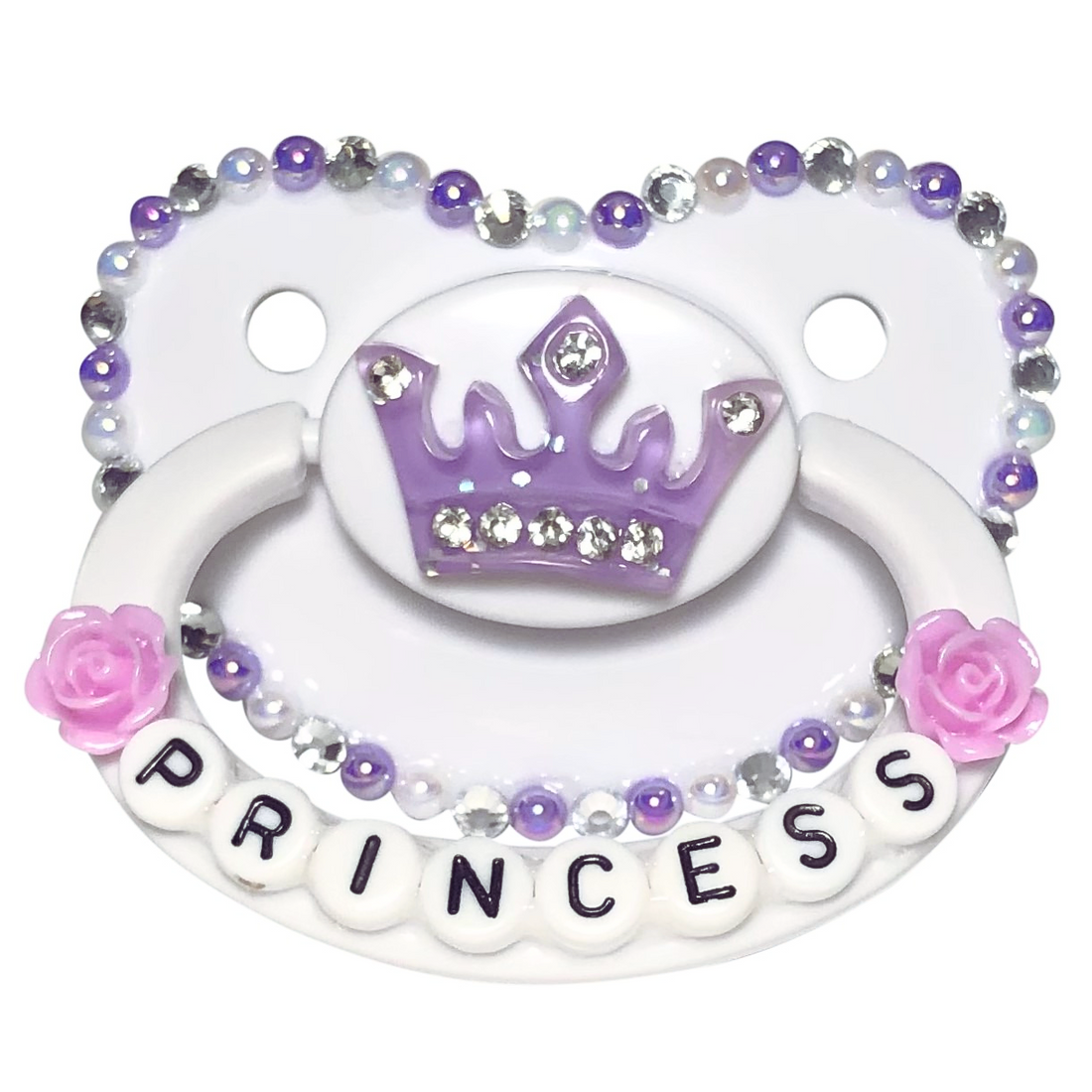 Baby Bear Pacis Adult Pacifier "Princess" Purple Adult Paci (DDLG/ABDL ...