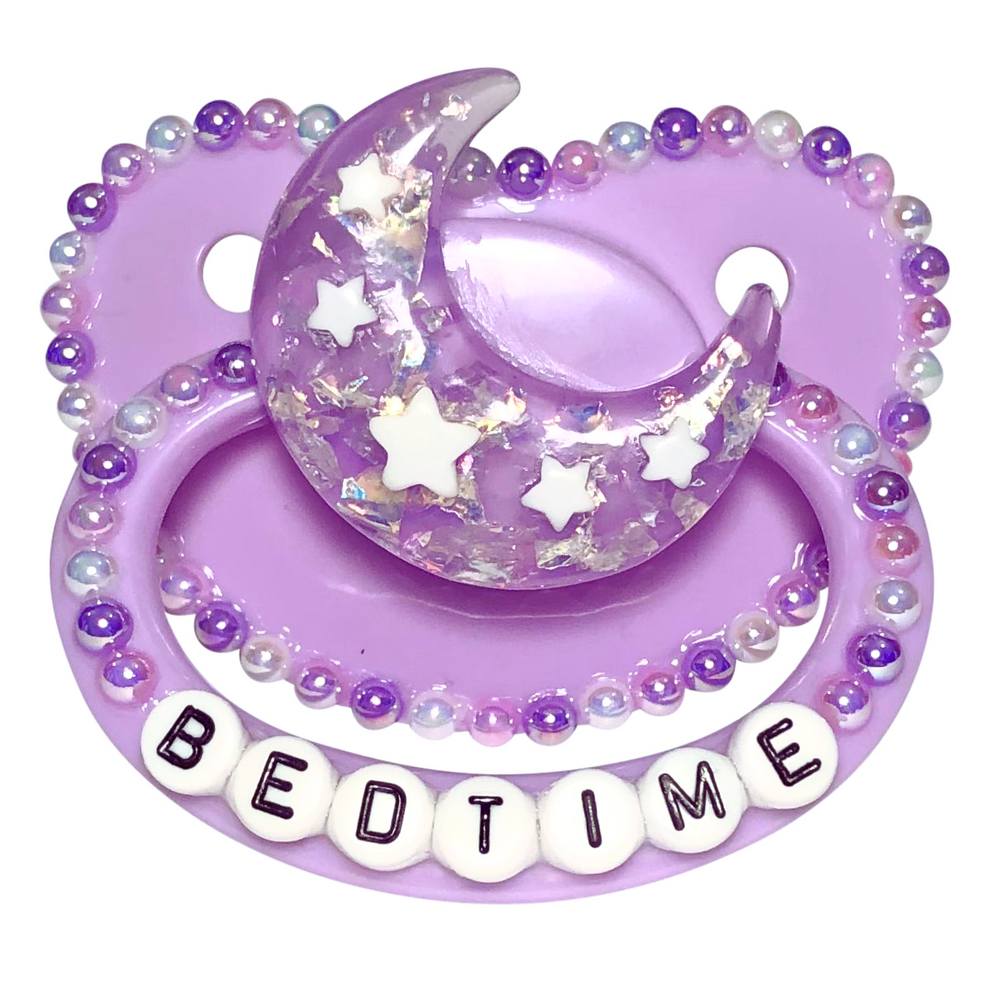 Baby Bear Pacis Adult Pacifier "Bedtime" Purple Adult Paci (DDLG/ABDL ...