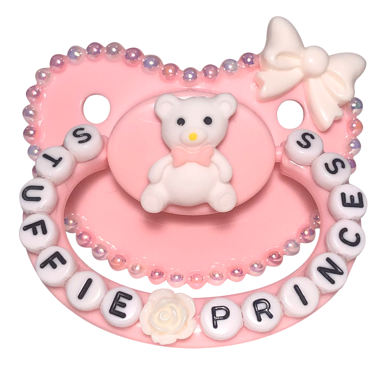 Baby Bear Pacis Adult Pacifier Stuffie Princess Pink Adult Paci (DDLG ...