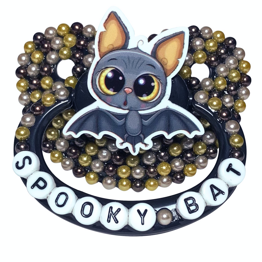 Baby Bear Pacis Adult Pacifier "Spooky Bat" Black Bat Adult Paci (DDLG ...