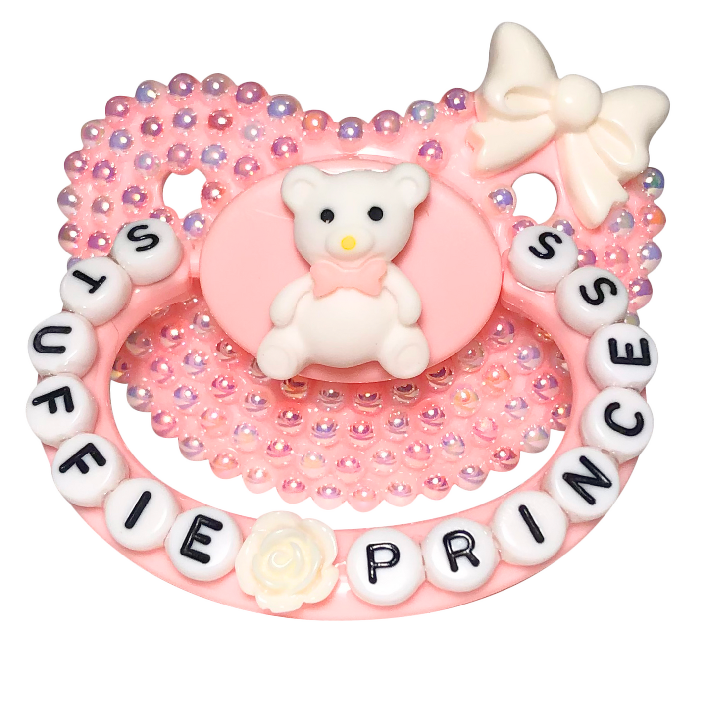 Baby Bear Pacis Adult Pacifier Stuffie Princess Pink Adult Paci (DDLG ...